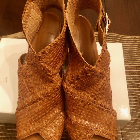 Halston Heritage | Shoes | Brand New Halston Woven Sandals | Poshmark